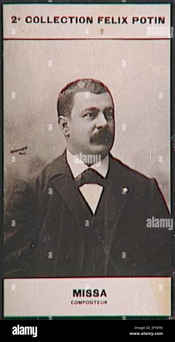 Edmond Missa - französischer Komponist Stock Photo - Alamy