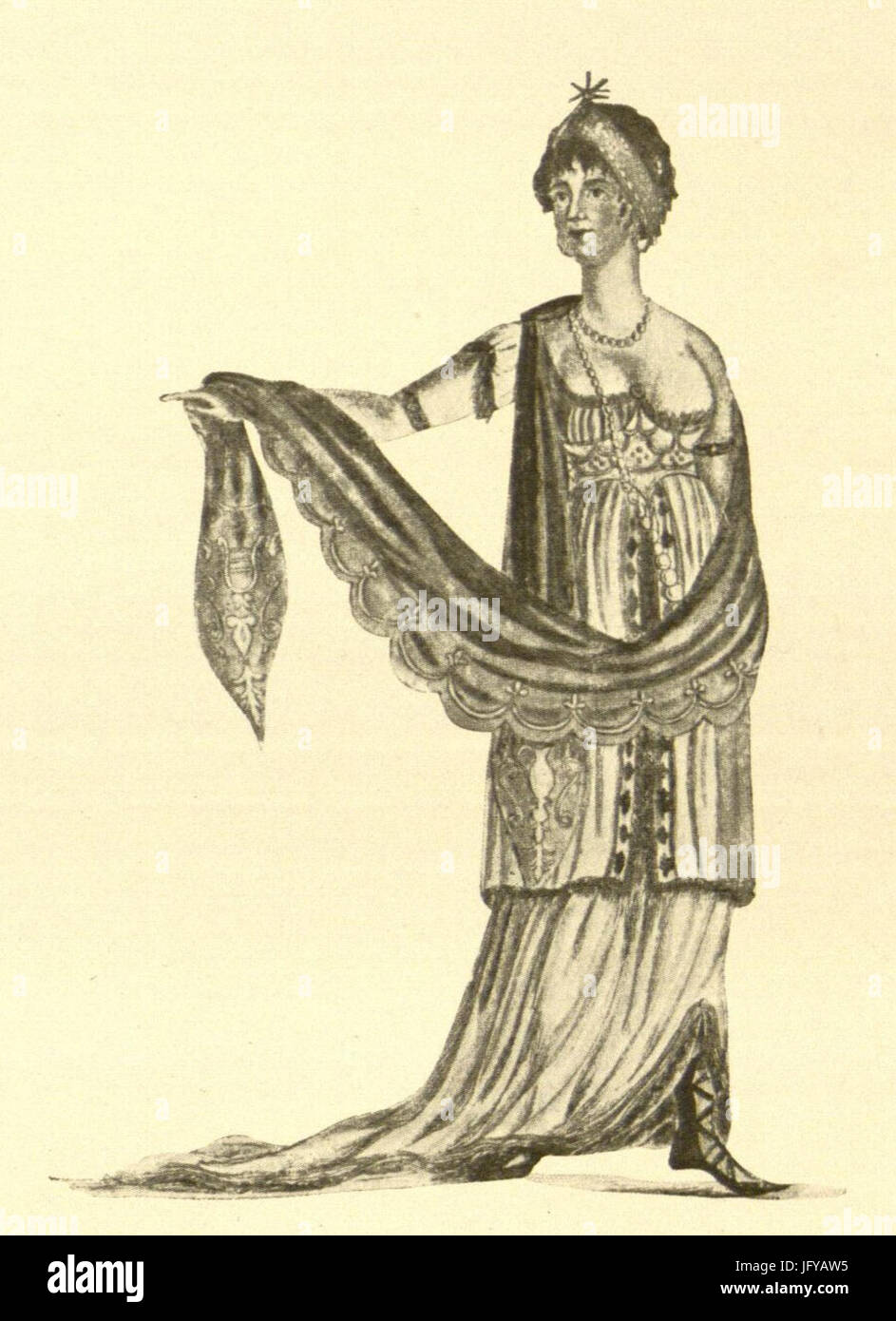 Elise Bürger als Cleopatra Stock Photo - Alamy
