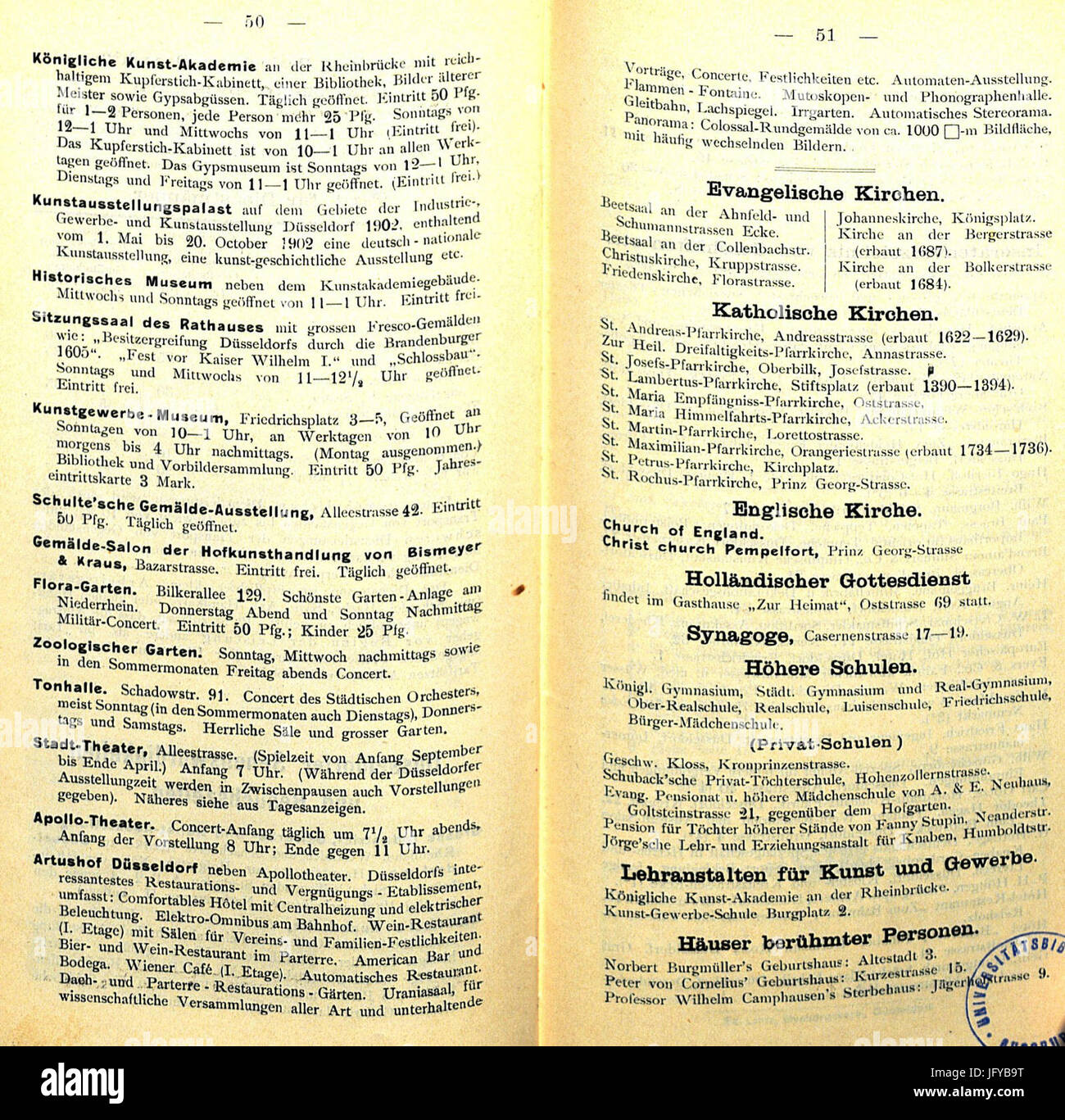 Emil Hess (Hrsg.), Fuehrer durch Duesseldorf und das Bergische Land, 2 ...