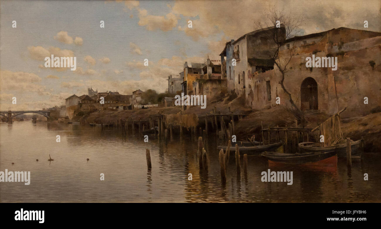 Emilio Sánchez Perrier (1855-1907) - Triana (1889) - Sevilla Bellas ...