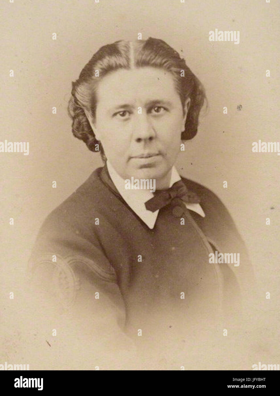 Emily Faithfull by Elliott 26 Fry 1860s 28cropped29 Stock Photo - Alamy