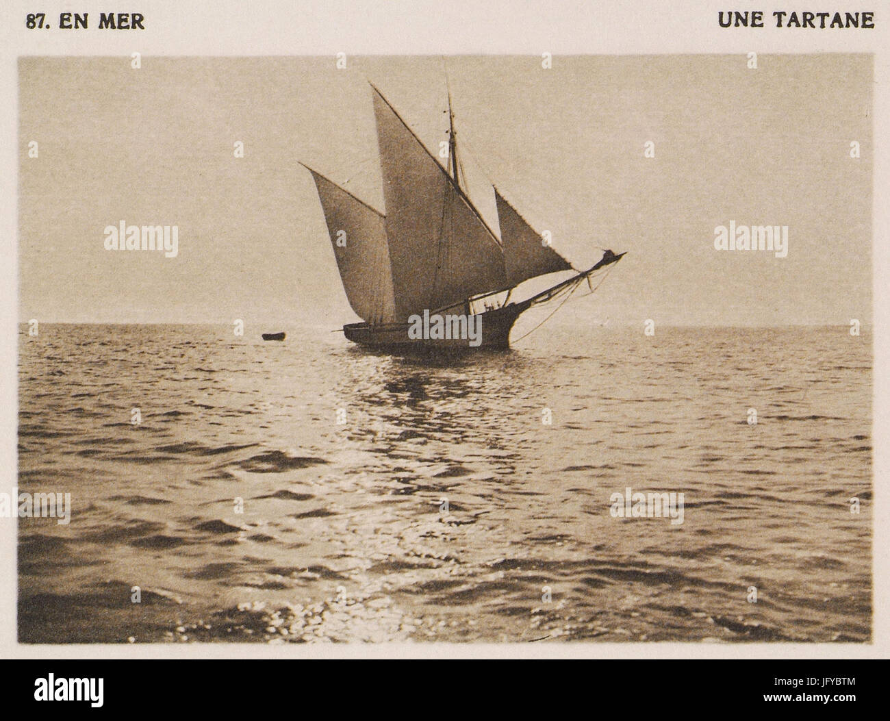 En mer Une tartane - Baud-bovy Daniel Boissonnas Frédéric - 1919 Stock ...