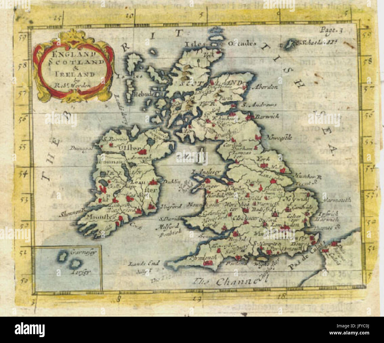 1600s map england hi-res stock photography and images - Alamy