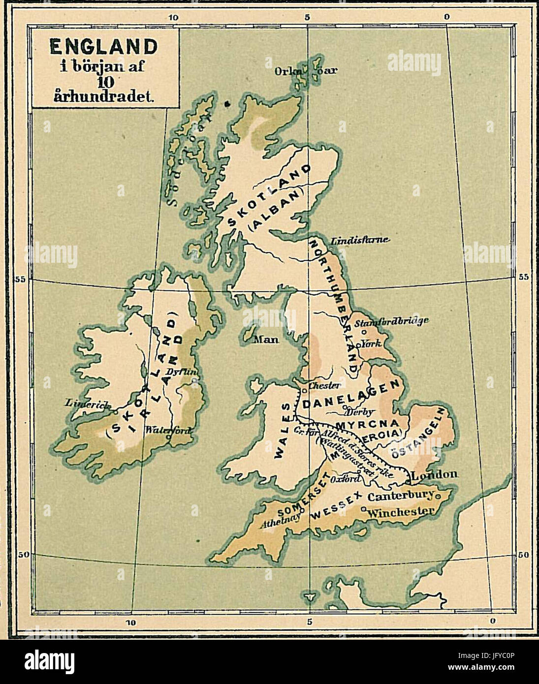 England i början av 900-talet Stock Photo - Alamy