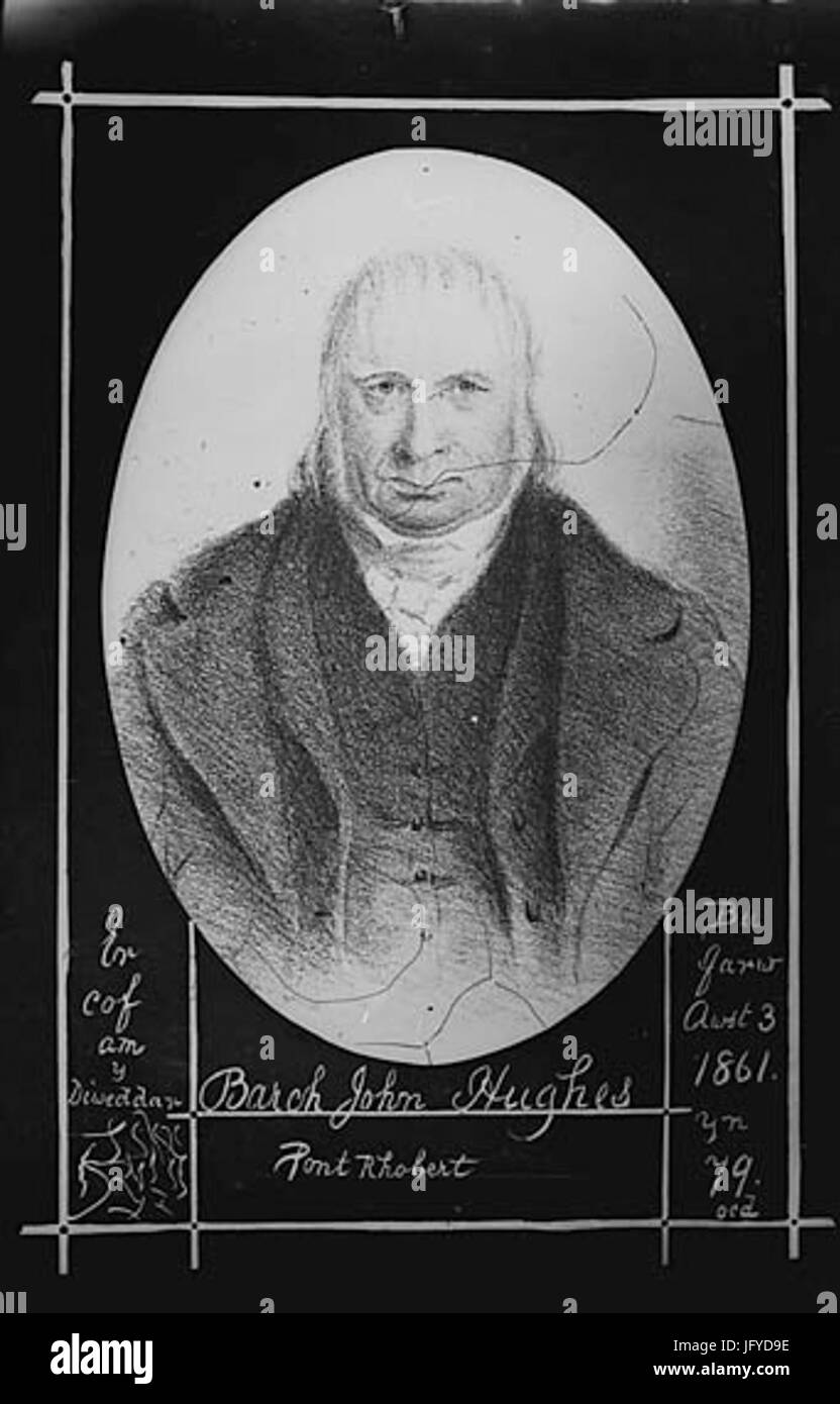 Er cof am y diweddar Barch John Hughes Pont Rhobert.. NLW3365396 Stock ...