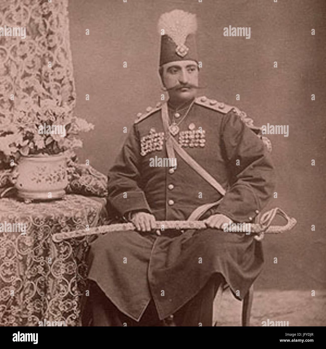 Ermakov Dimitri 281846-191629. A Persian official 28Georgian National Museum29 Stock Photo - Alamy
