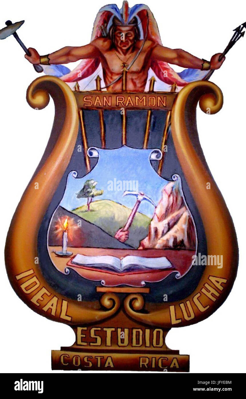 Escudo del Cantón San Ramon Stock Photo - Alamy