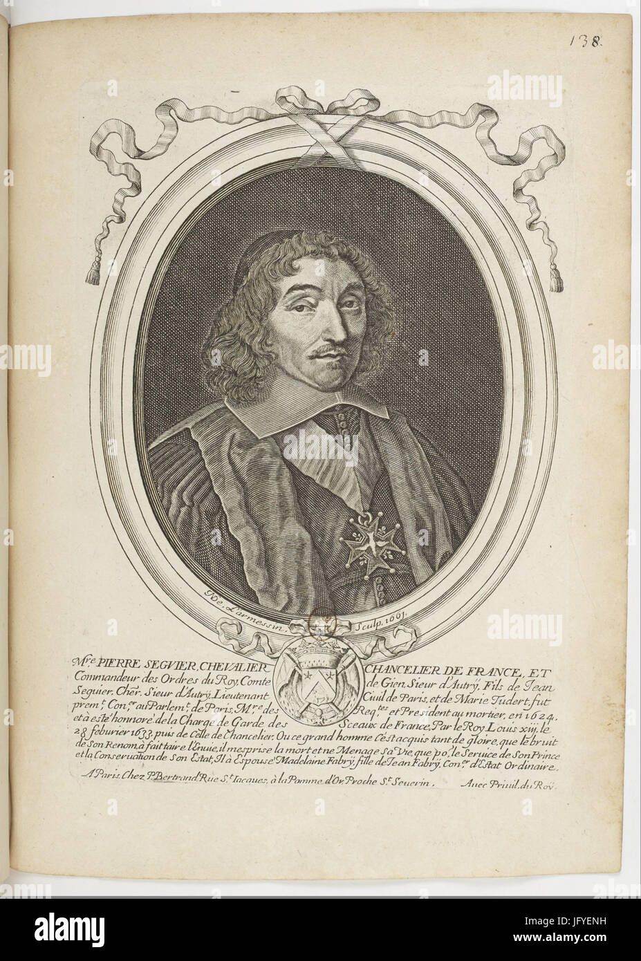 Estampes par Nicolas de Larmessin.f144.Pierre Séguier, chancelier de ...