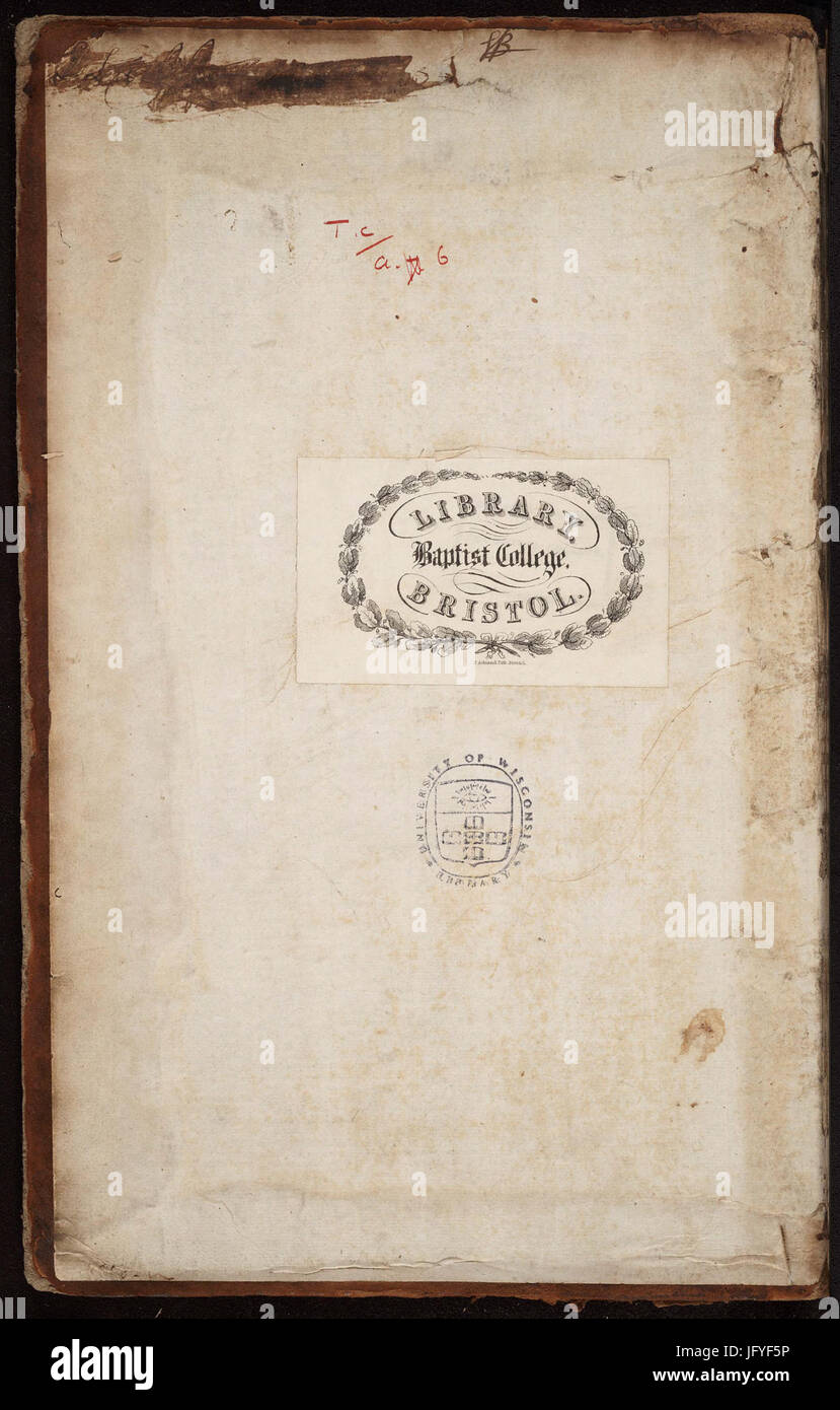 Cyclopaedia, Chambers - Volume 1 - 0002 Stock Photo - Alamy