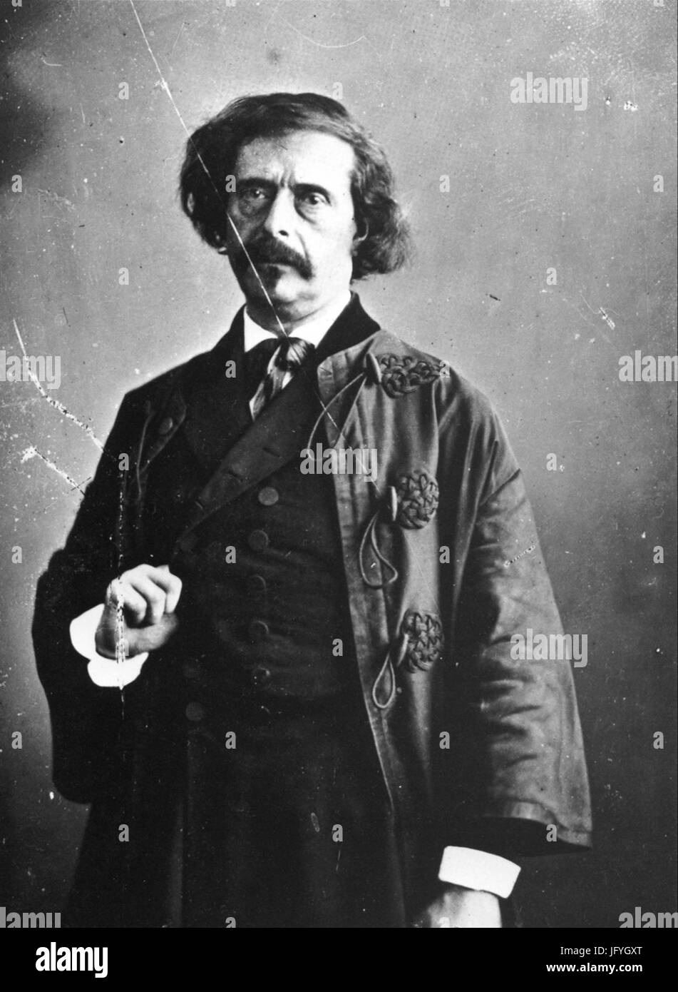 Félix Nadar 1820-1910 portraits Jules Barbey d'Aurevilly Stock Photo ...