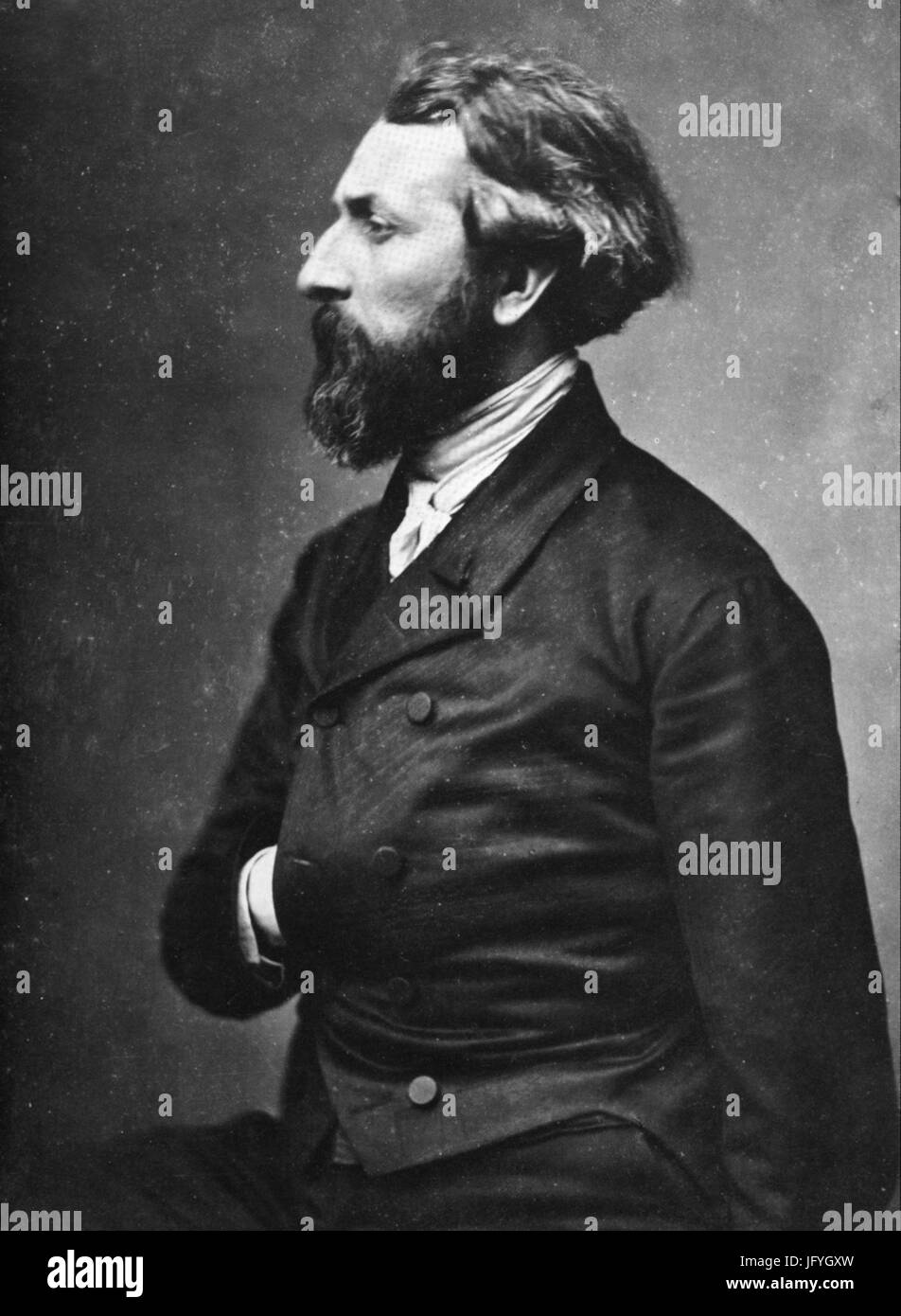 Félix Nadar 1820-1910 portraits Jules Hetzel Stock Photo - Alamy