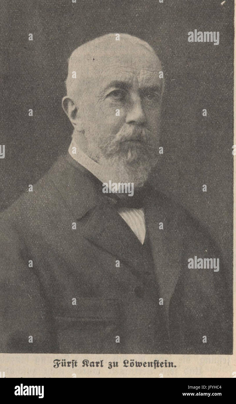 Fürst Karl VI. zu Löwenstein Stock Photo - Alamy