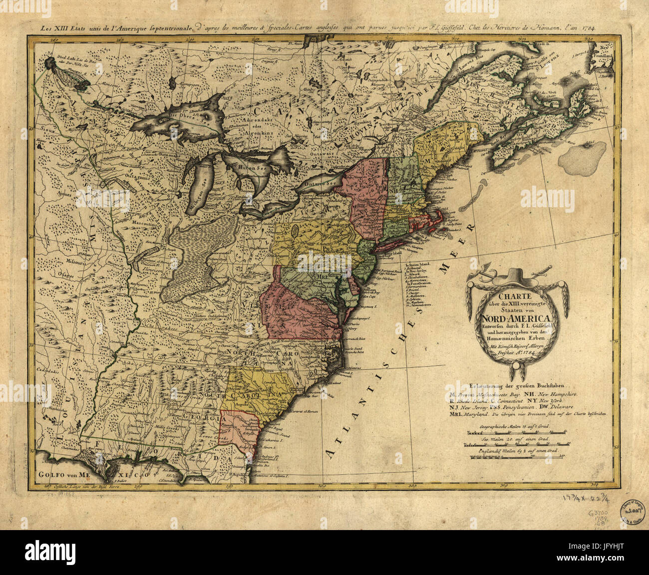 1784 map hi-res stock photography and images - Alamy