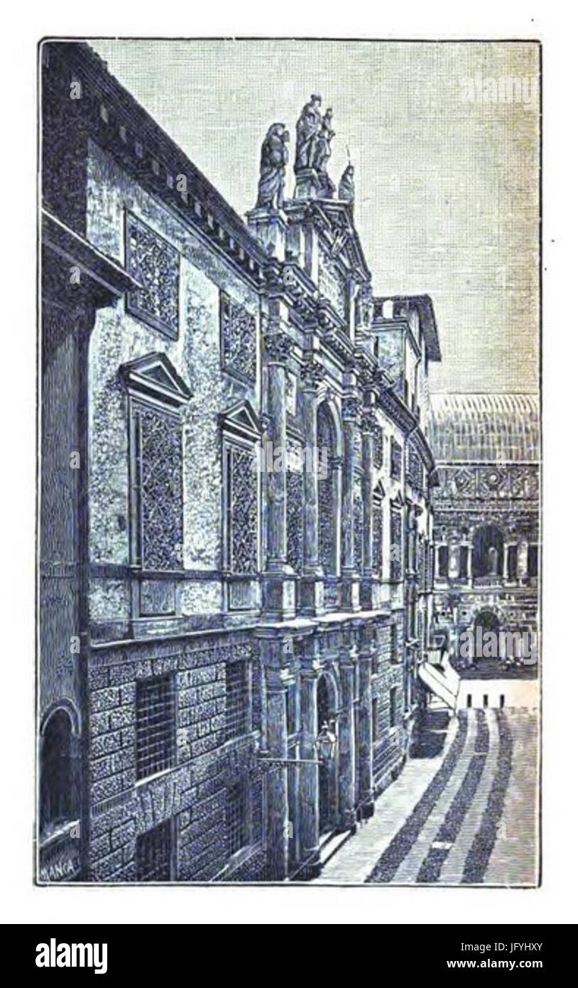 Facciata Palazzo Monte di Pietà Stock Photo - Alamy