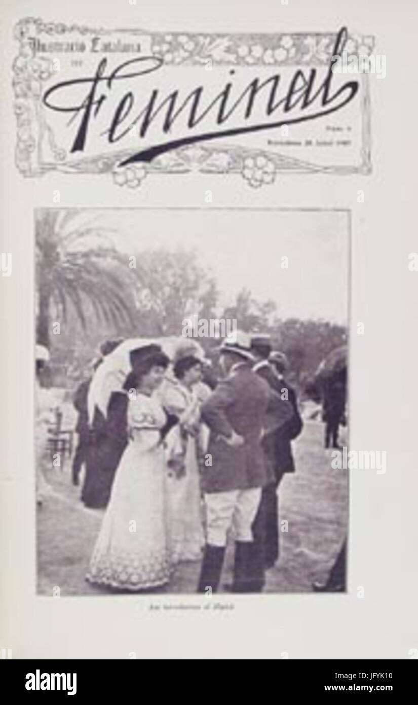 Feminal número 4 Stock Photo - Alamy