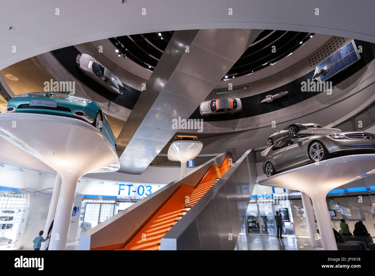 Mercedes-Benz Museum, designed by UN Studio, Mercedesstr. 100 70372 ...