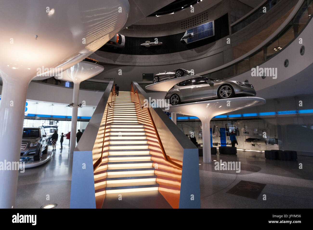 Mercedes-Benz Museum, designed by UN Studio, Mercedesstr. 100 70372 ...