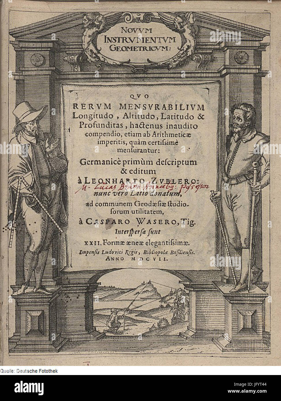 Fotothek df tg 0000001 Geometrie 5E Vermessung Stock Photo - Alamy