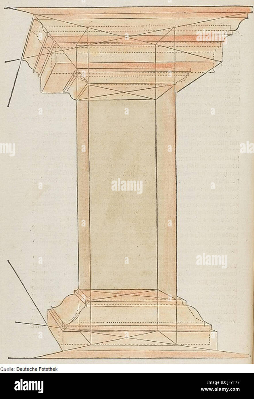 Fotothek df tg 0000079 Architektur 5E Geometrie 5E Perspektive 5E Pfeiler Stock Photo - Alamy