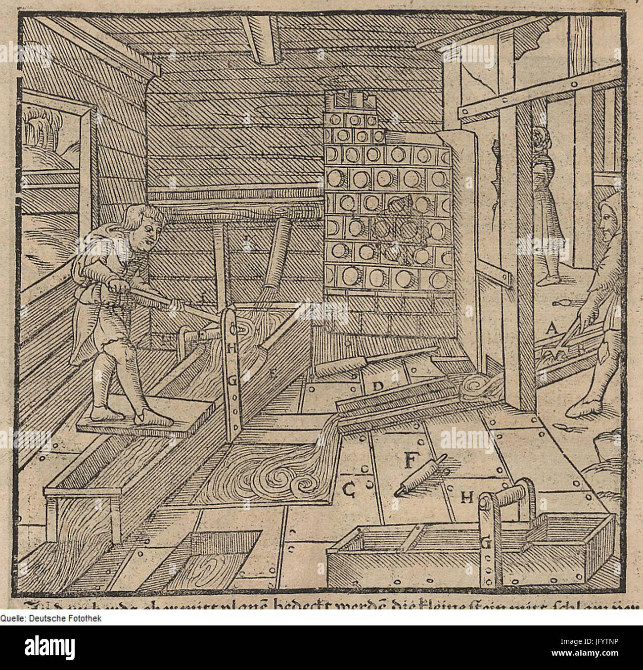 Fotothek df tg 0000445 Bergwerk 5E Bergbau 5E Verhüttung 5E Hüttenwesen 5E Aufbereitung 5E ...