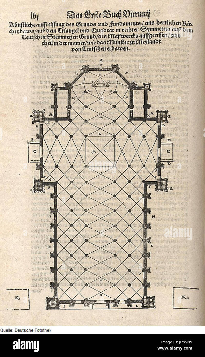 Fotothek df tg 0001088 Architektur 5E Kirche 5E Grundriss Stock Photo - Alamy