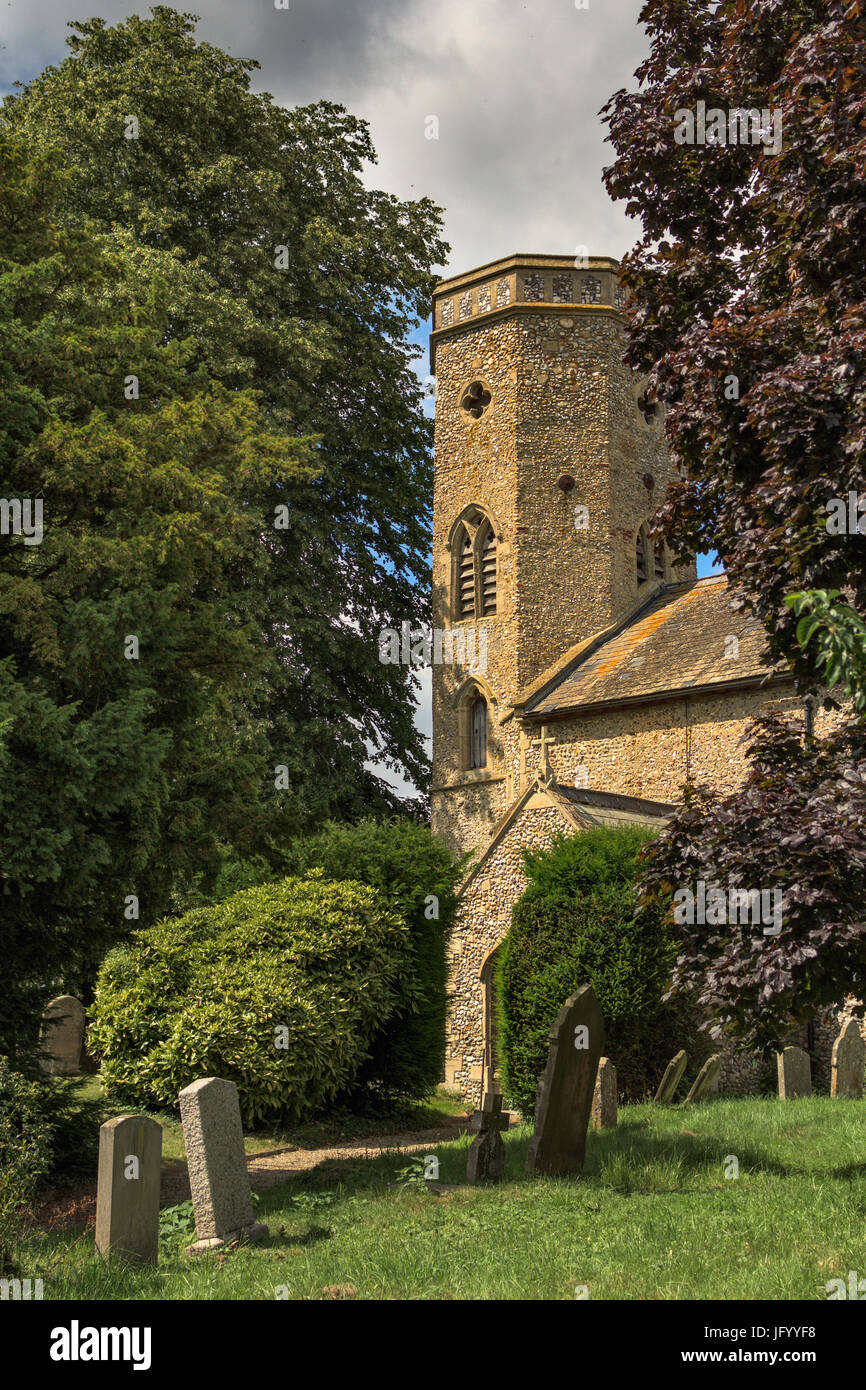 The parish church of Kettlestone Norfolk Stock Photo - Alamy