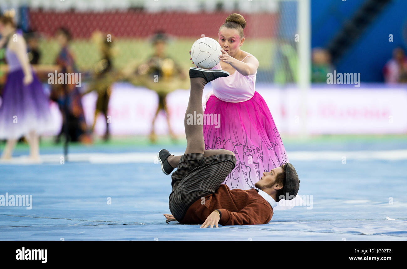 St Petersburg, Russia. 2nd July, 2017. CHILE VS GERMANY - Closing ...