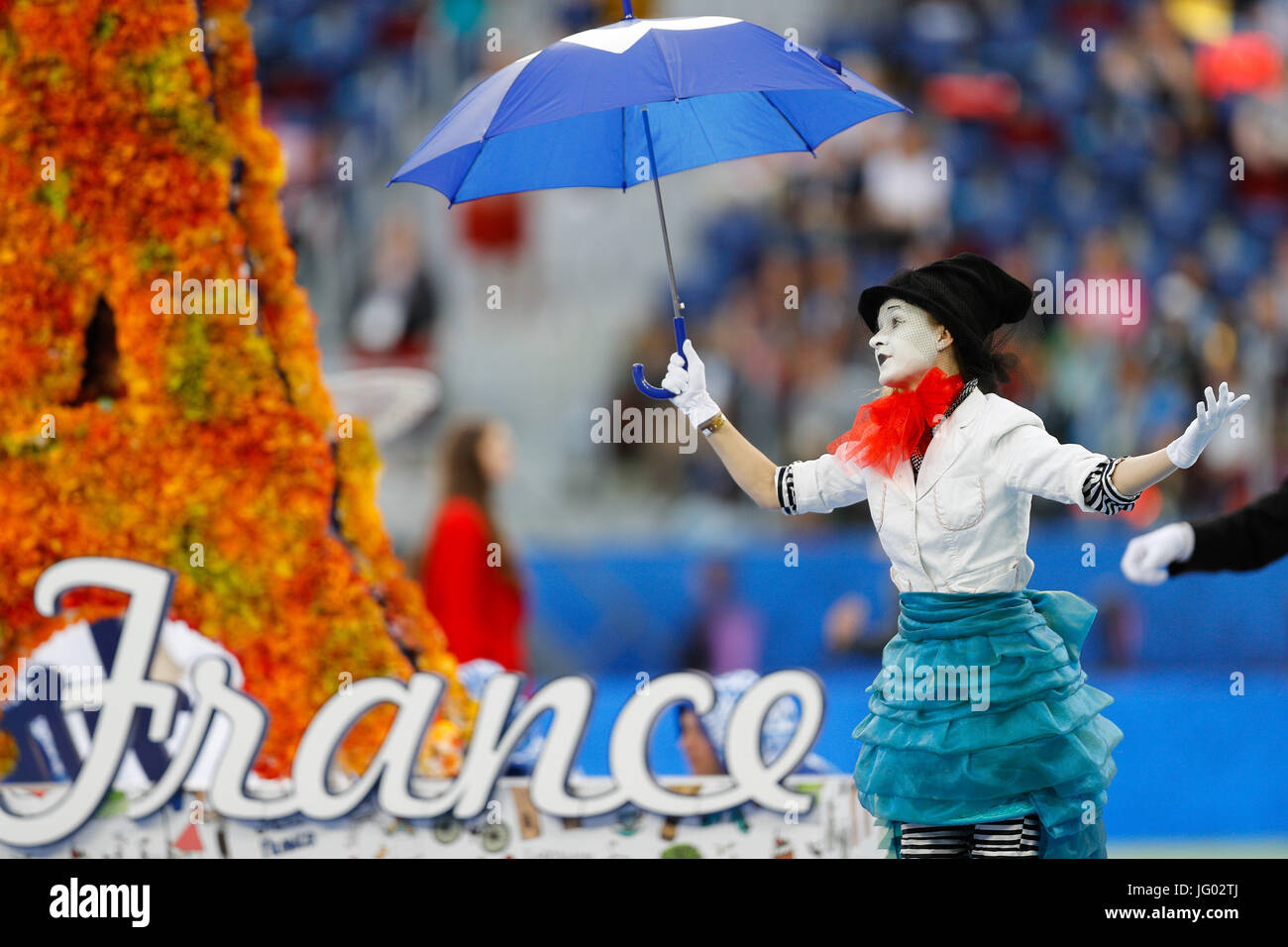St Petersburg, Russia. 2nd July, 2017. CHILE VS GERMANY - Closing ...