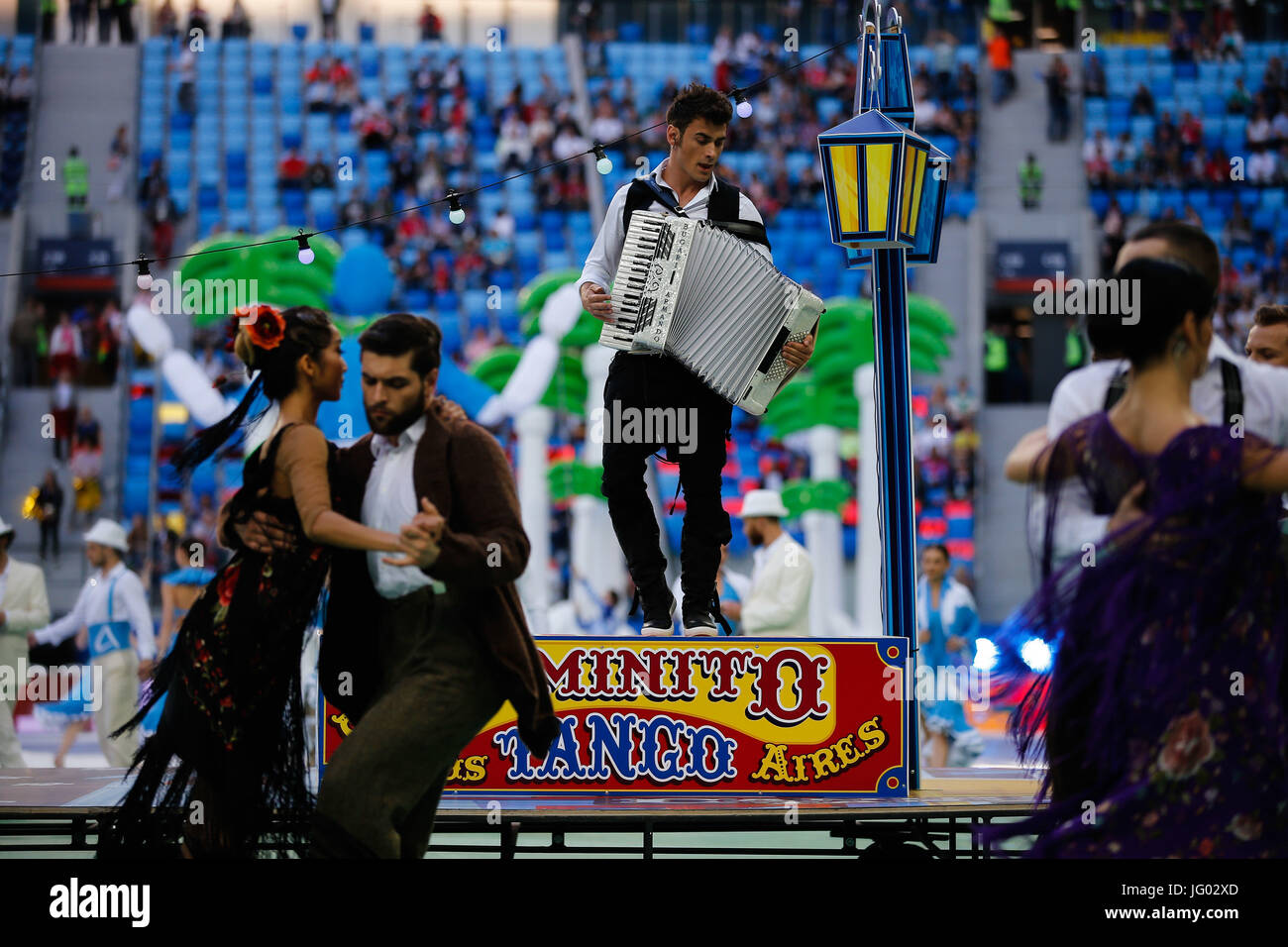 St Petersburg, Russia. 2nd July, 2017. CHILE VS GERMANY - Argentina is ...