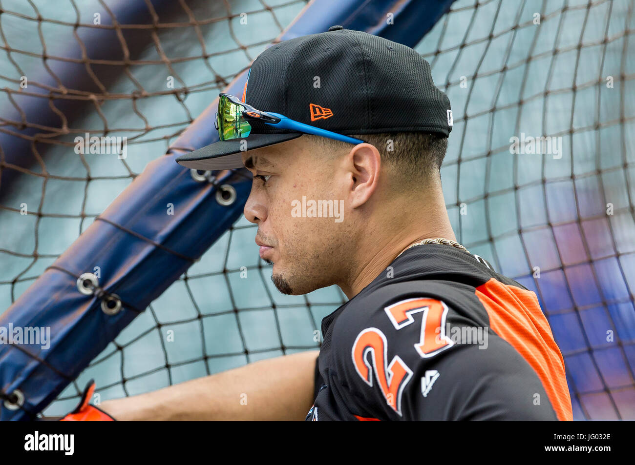 Giancarlo stanton marlins hi-res stock photography and images - Alamy