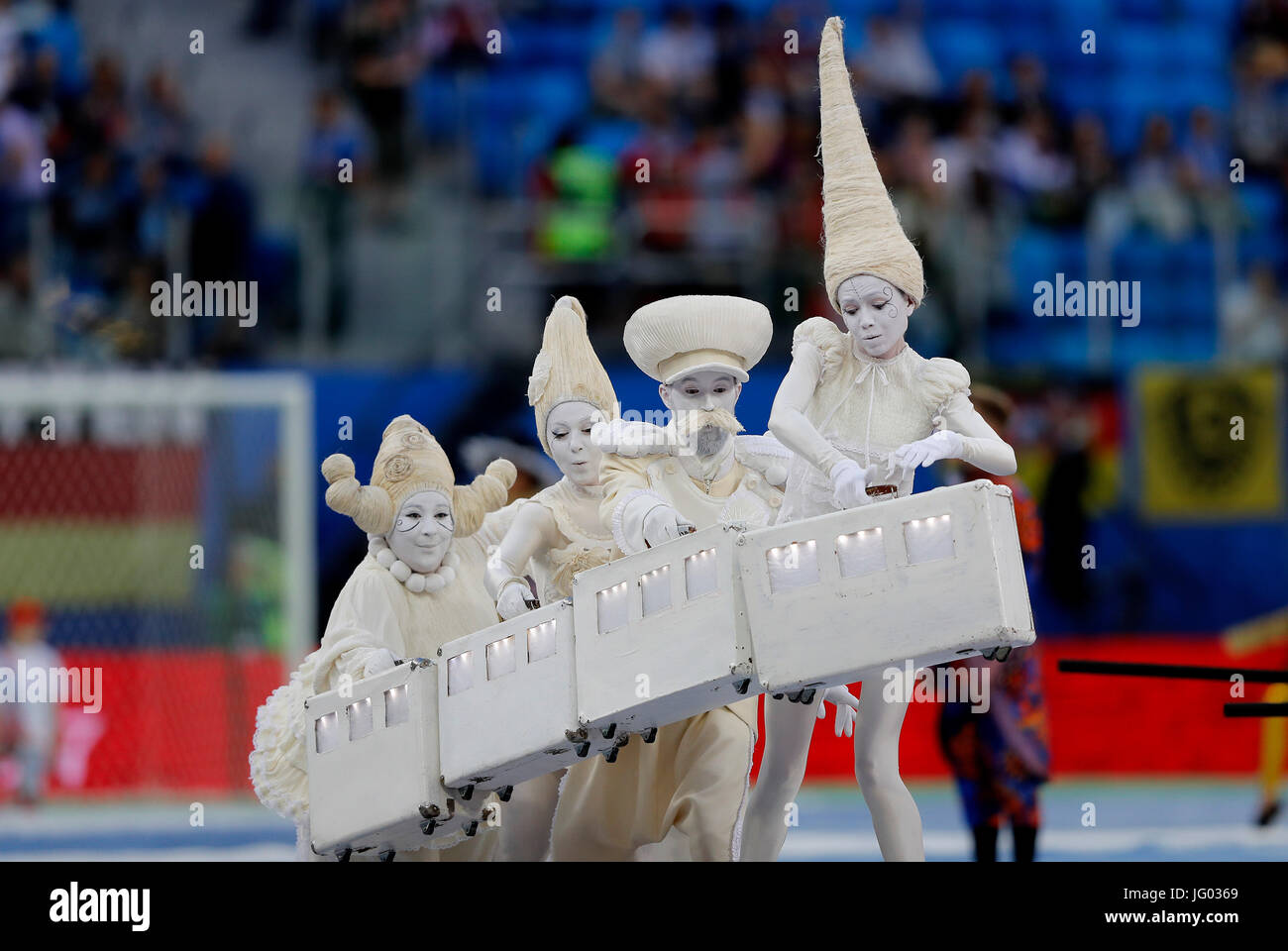 St Petersburg, Russia. 2nd July, 2017. CHILE VS GERMANY - Closing ...