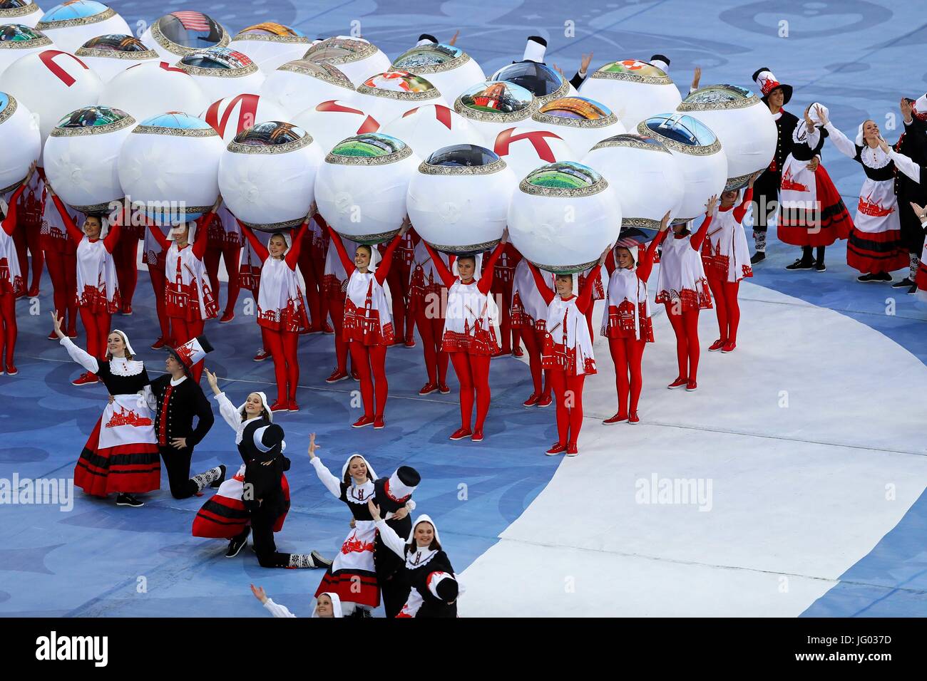 St Petersburg, Russia. 2nd July, 2017. CHILE VS GERMANY - Closing ...
