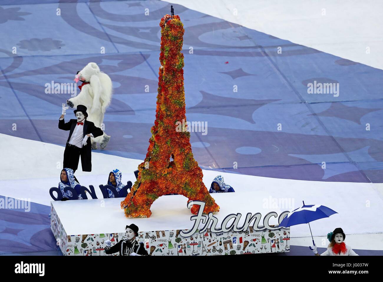 St Petersburg, Russia. 2nd July, 2017. CHILE VS GERMANY - Closing ...