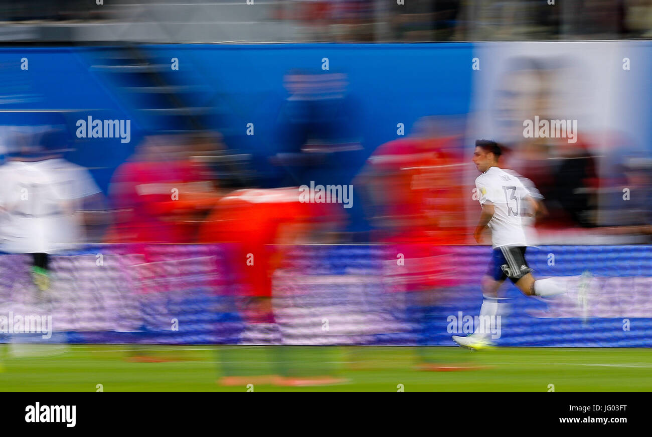 St Petersburg, Russia. 2nd July, 2017. CHILE VS GERMANY - STINDL Lars ...