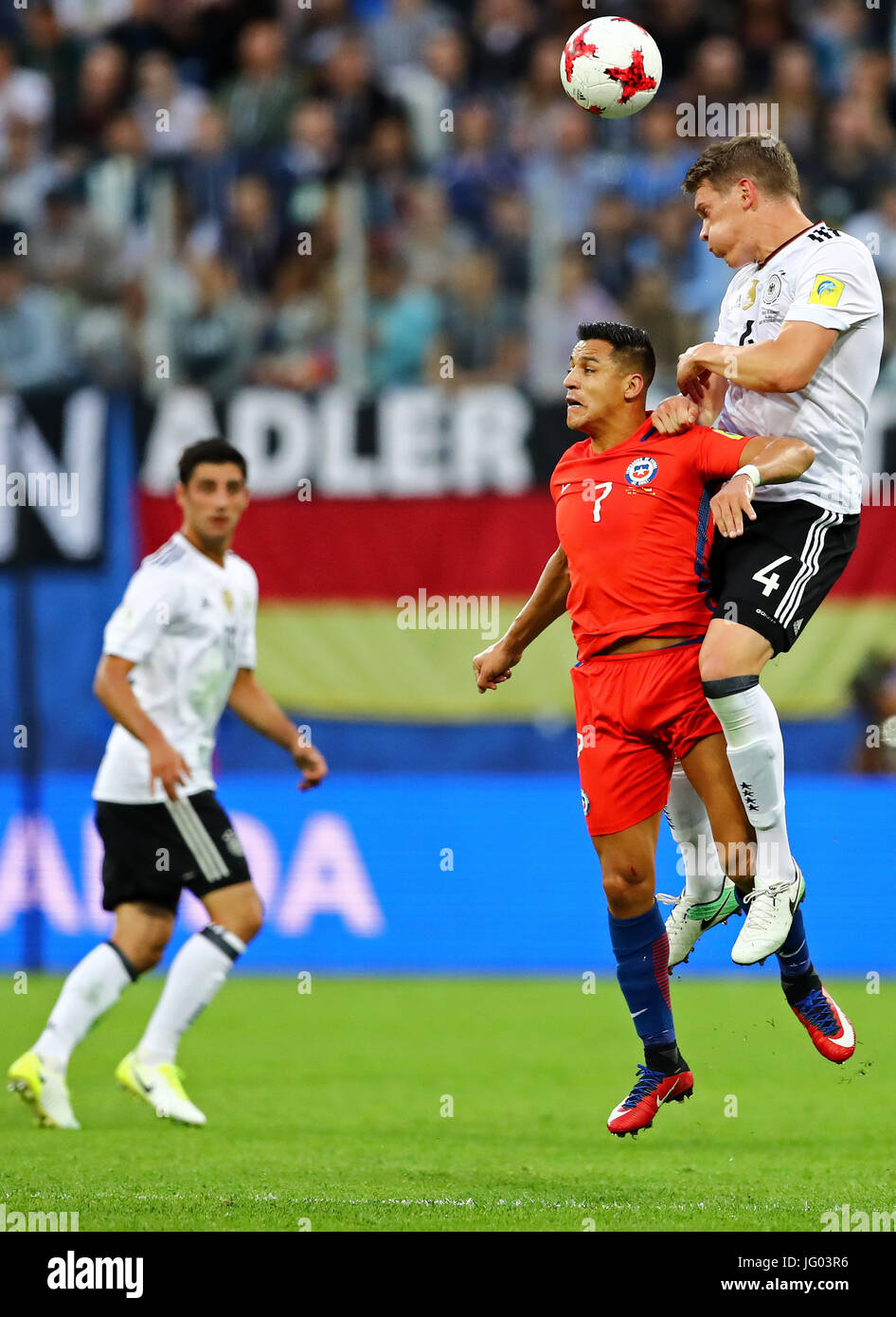 St Petersburg, Russia. 2nd July, 2017. CHILE VS GERMANY - Alexis ...
