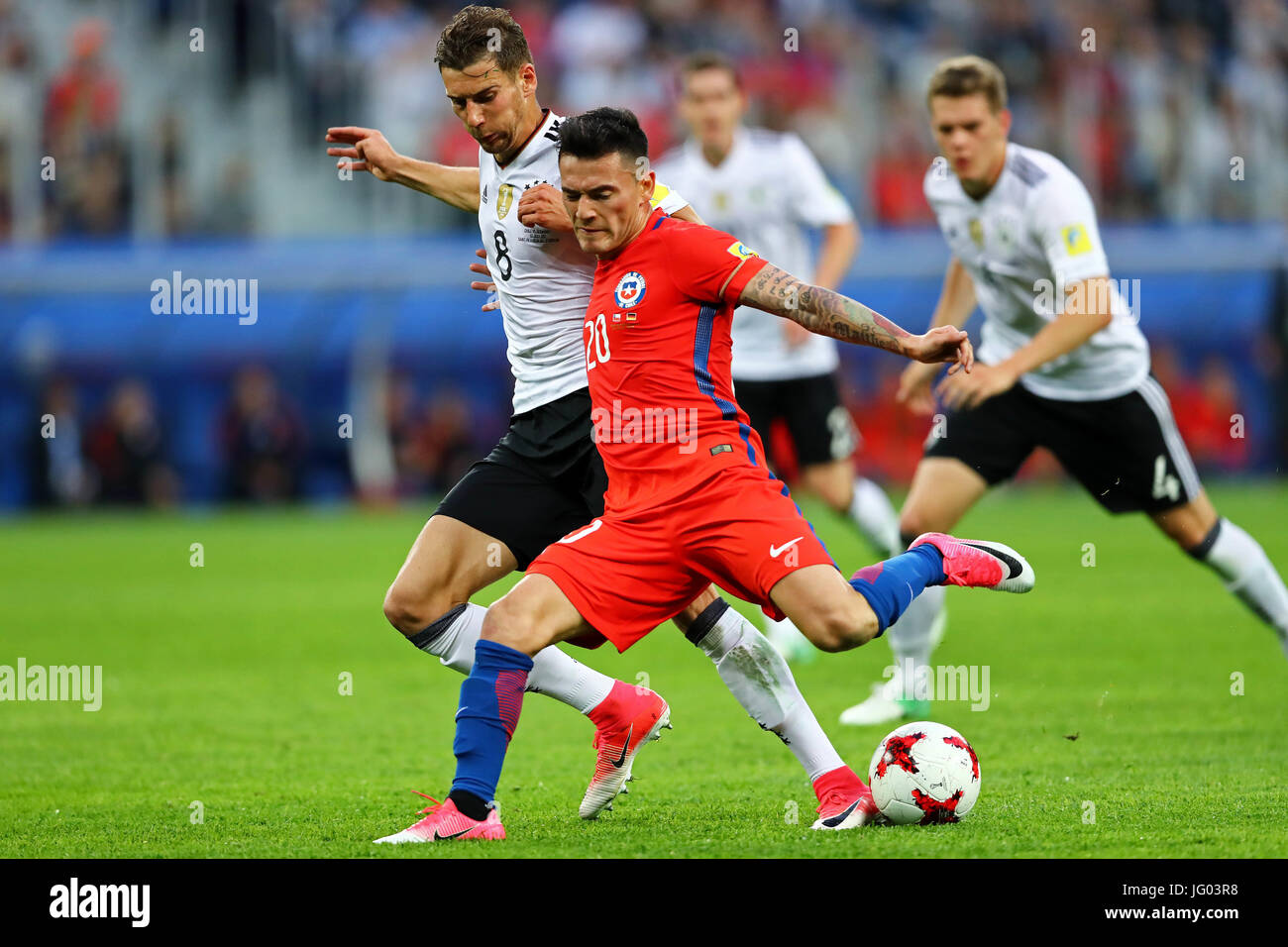 St Petersburg, Russia. 2nd July, 2017. CHILE VS GERMANY - Charles ...