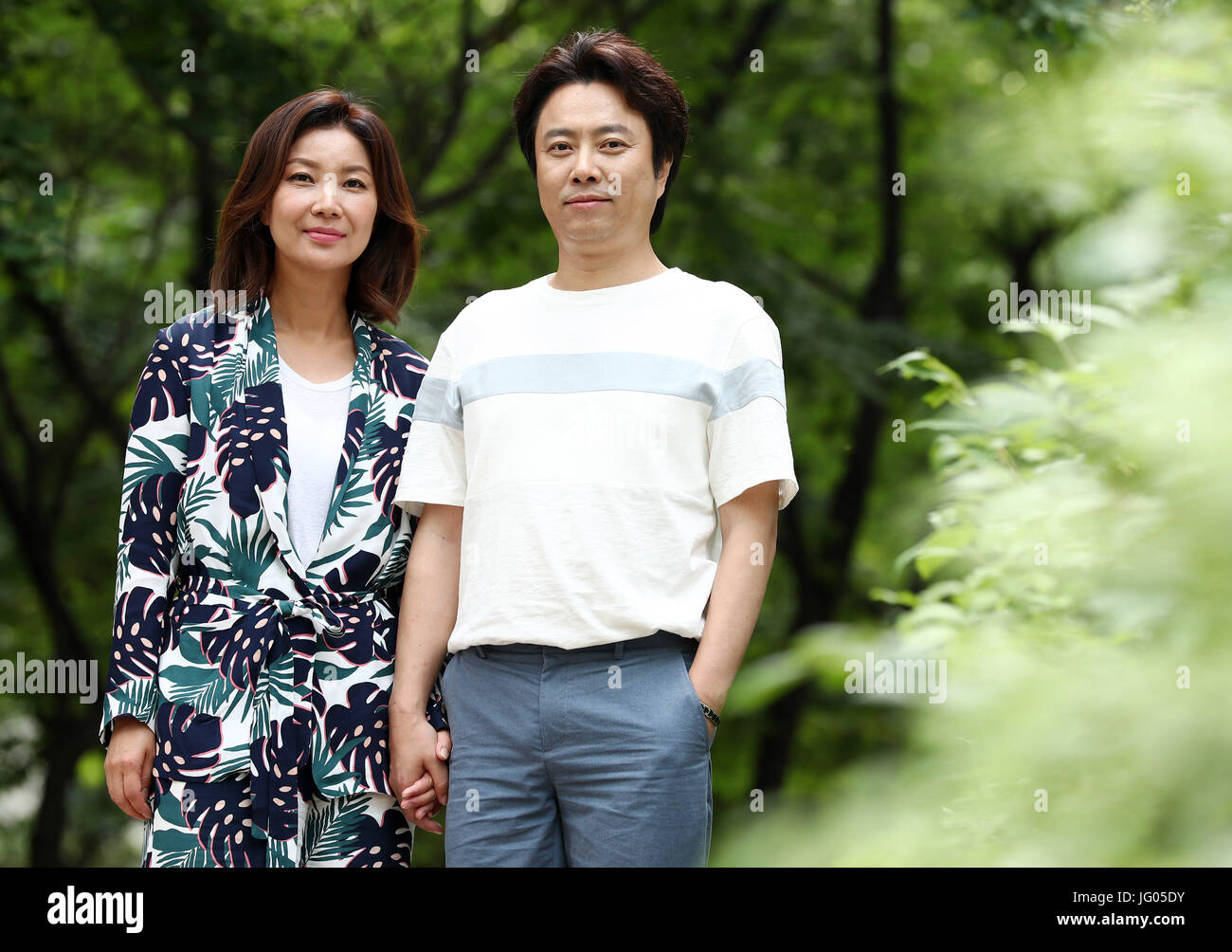 S. Korean actress Jung Jae-eun and actor Seo Hyun-chul South Korean ...
