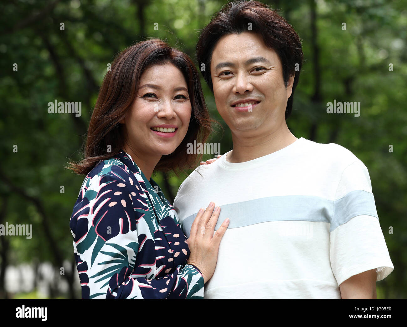 S. Korean actress Jung Jae-eun and actor Seo Hyun-chul South Korean ...