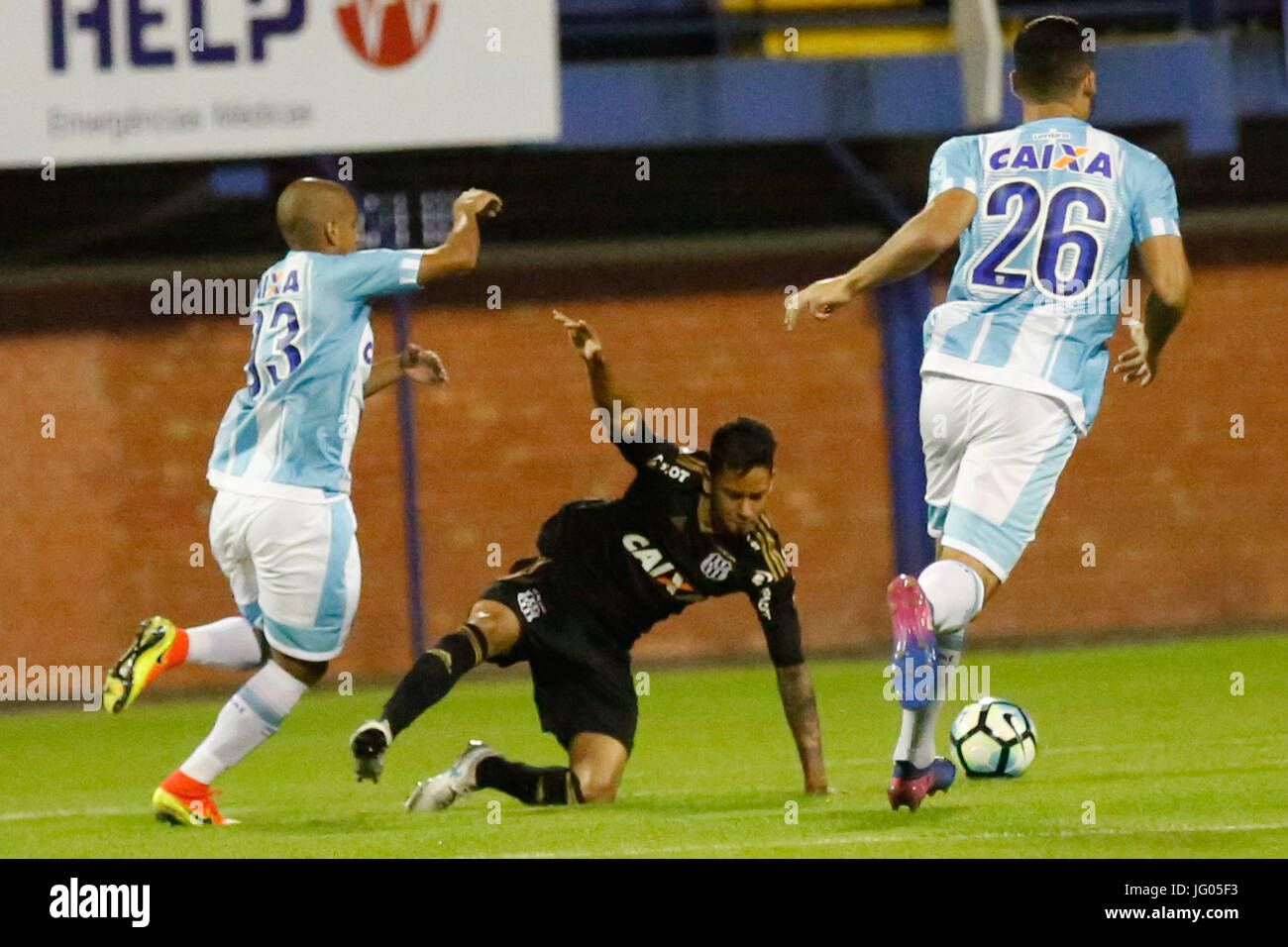 FLORIAN'POLIS, SC - 02.07.2017: AVAÍ X PONTE PRETA - Judson and Pedro ...