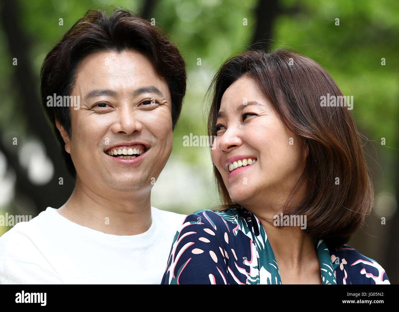 S. Korean actress Jung Jae-eun and actor Seo Hyun-chul South Korean ...