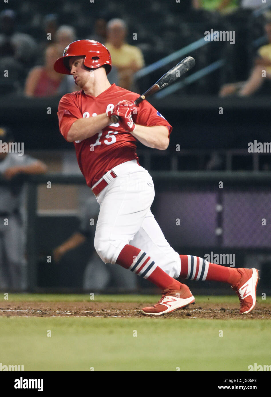 Memphis, TN, USA. 30th June, 2017. Memphis Redbirds outfielder Todd ...