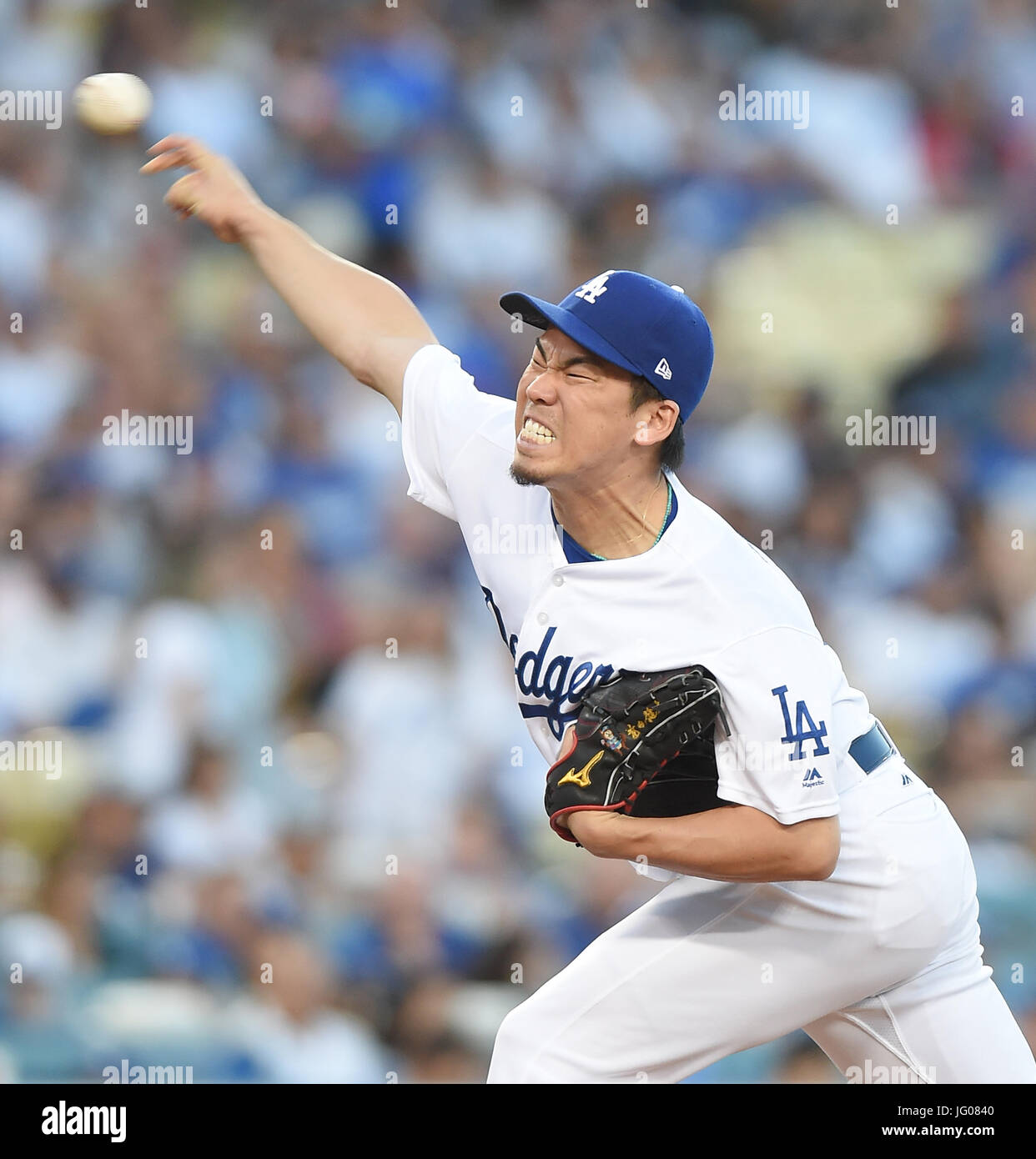 Los Angeles, California, USA. 27th June, 2017. Kenta Maeda (Dodgers ...