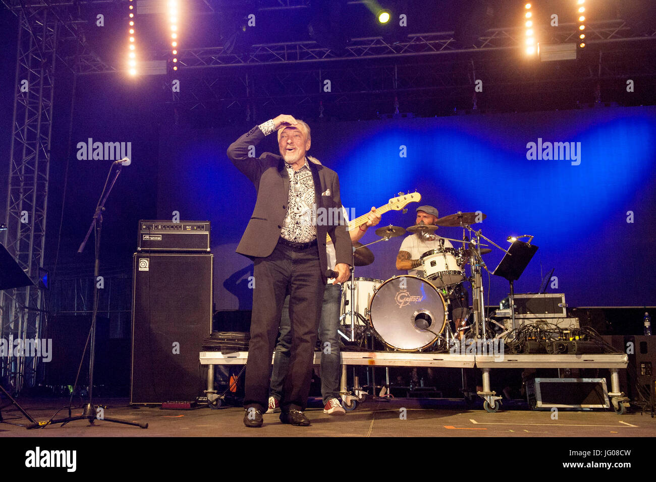 Piestany, Slovakia. 01st July, 2017. Czech pop singer Karel Gott ...