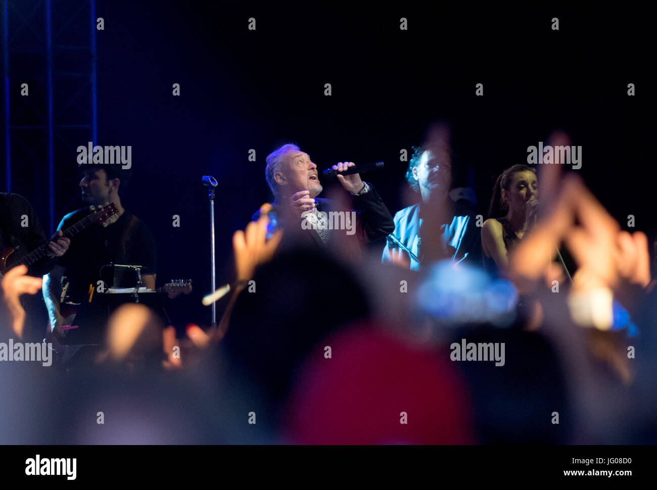 Piestany, Slovakia. 01st July, 2017. Czech pop singer Karel Gott ...