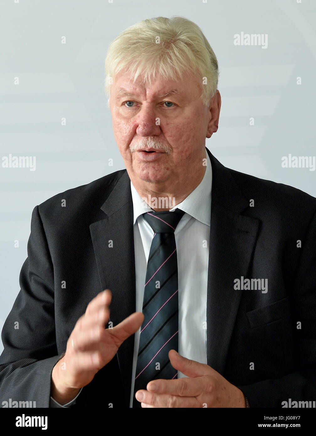 Langenhagen, Germany. 29th June, 2017. Volker Mueller, chairman of the ...