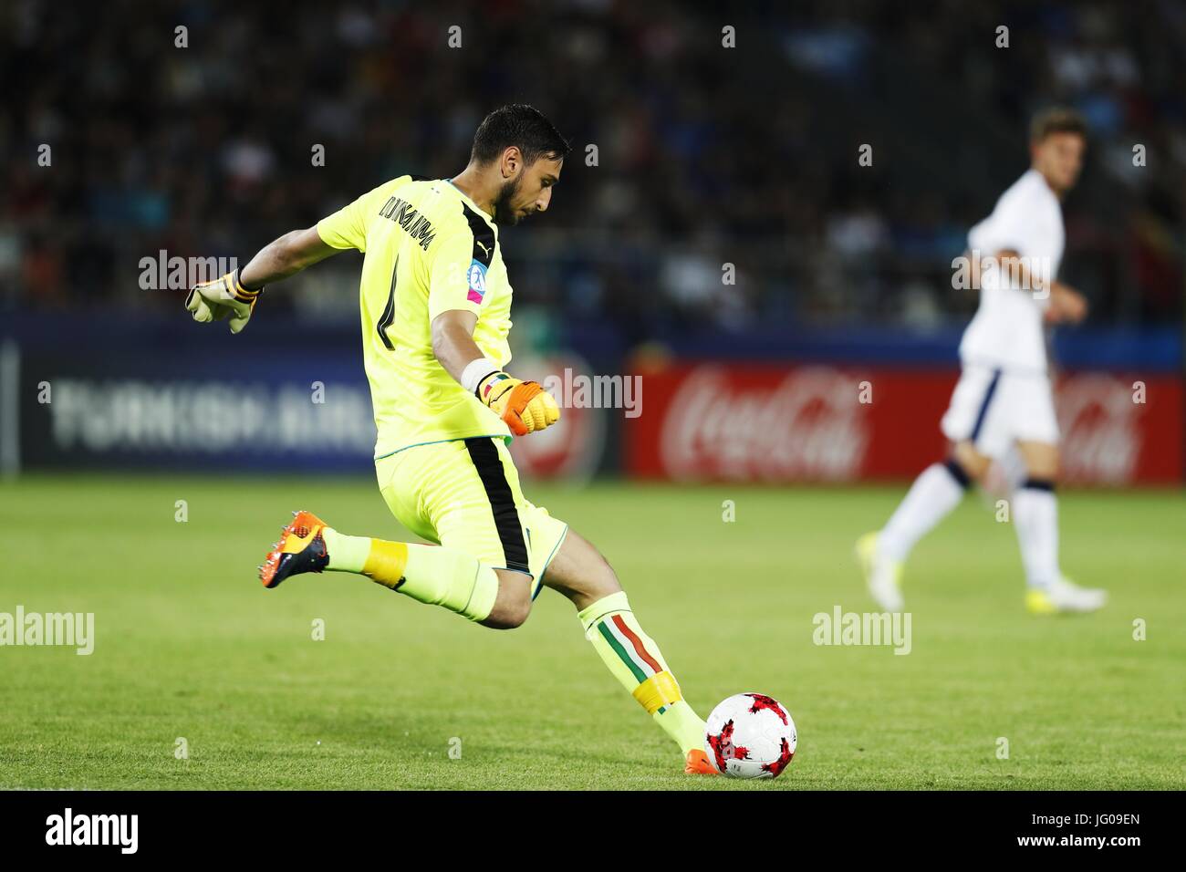 the Krakow Stadium, Krakow, Poland. 27th June, 2017. Gianluigi ...
