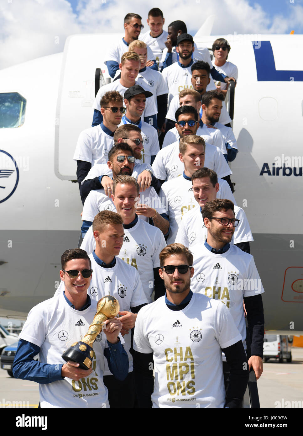 Frankfurt am Main, Germany. 3rd July, 2017. The German national soccer ...