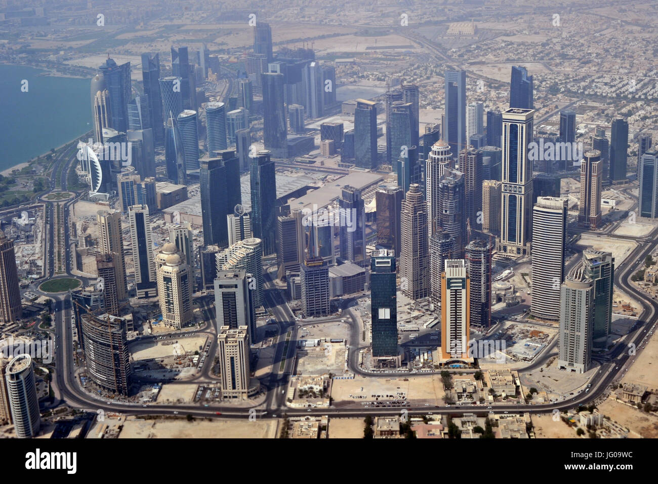 Inland sea qatar aerial hi-res stock photography and images - Alamy