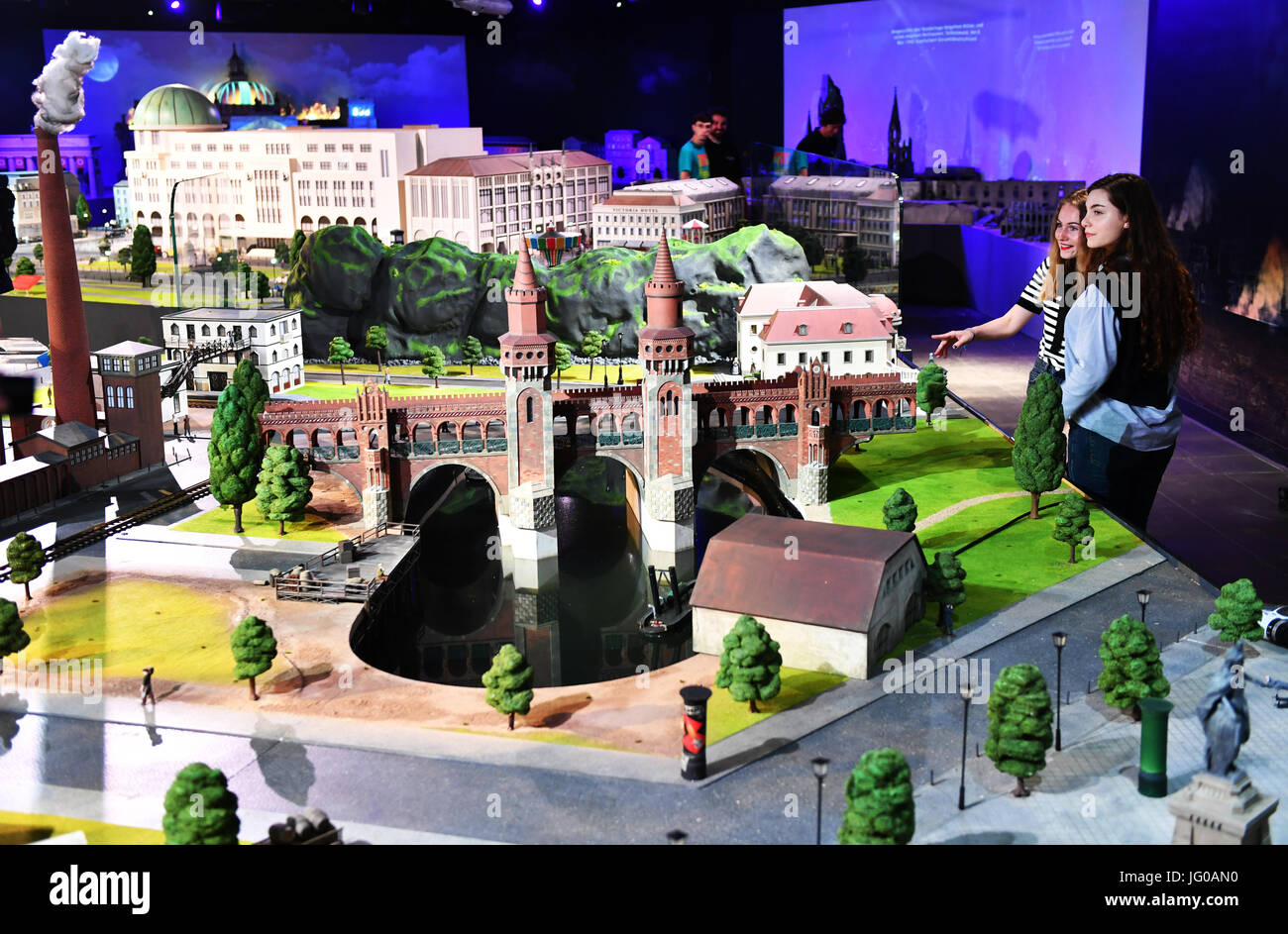 Berlin, Germany. 26th June, 2017. A look into the miniature city of the ...