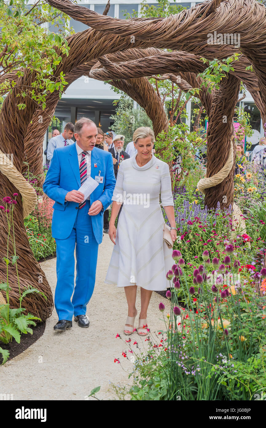 London, UK. 3rd July, 2017. HRH the Countess of Wessex, patron of the ...
